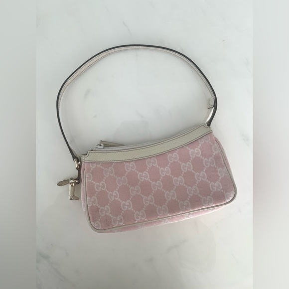 Gucci | Bags | Gucci Monogram Mini Shoulder Bag Vintage Gg Canvas Pink ...